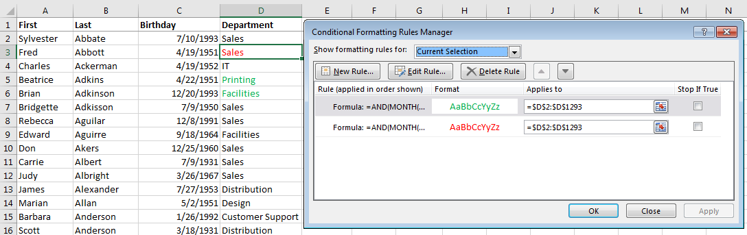 Using Conditional Formatting: If Statements in Excel